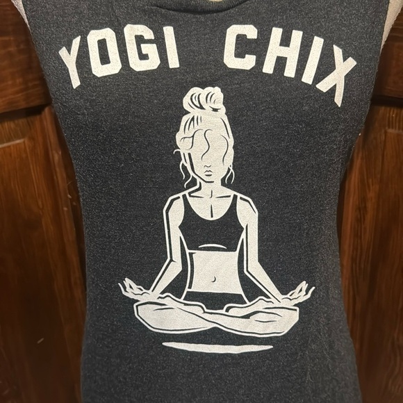 Bella Canvas | Tops | Yogi Chix Yoga Zen Athletic Tank Top | Poshmark